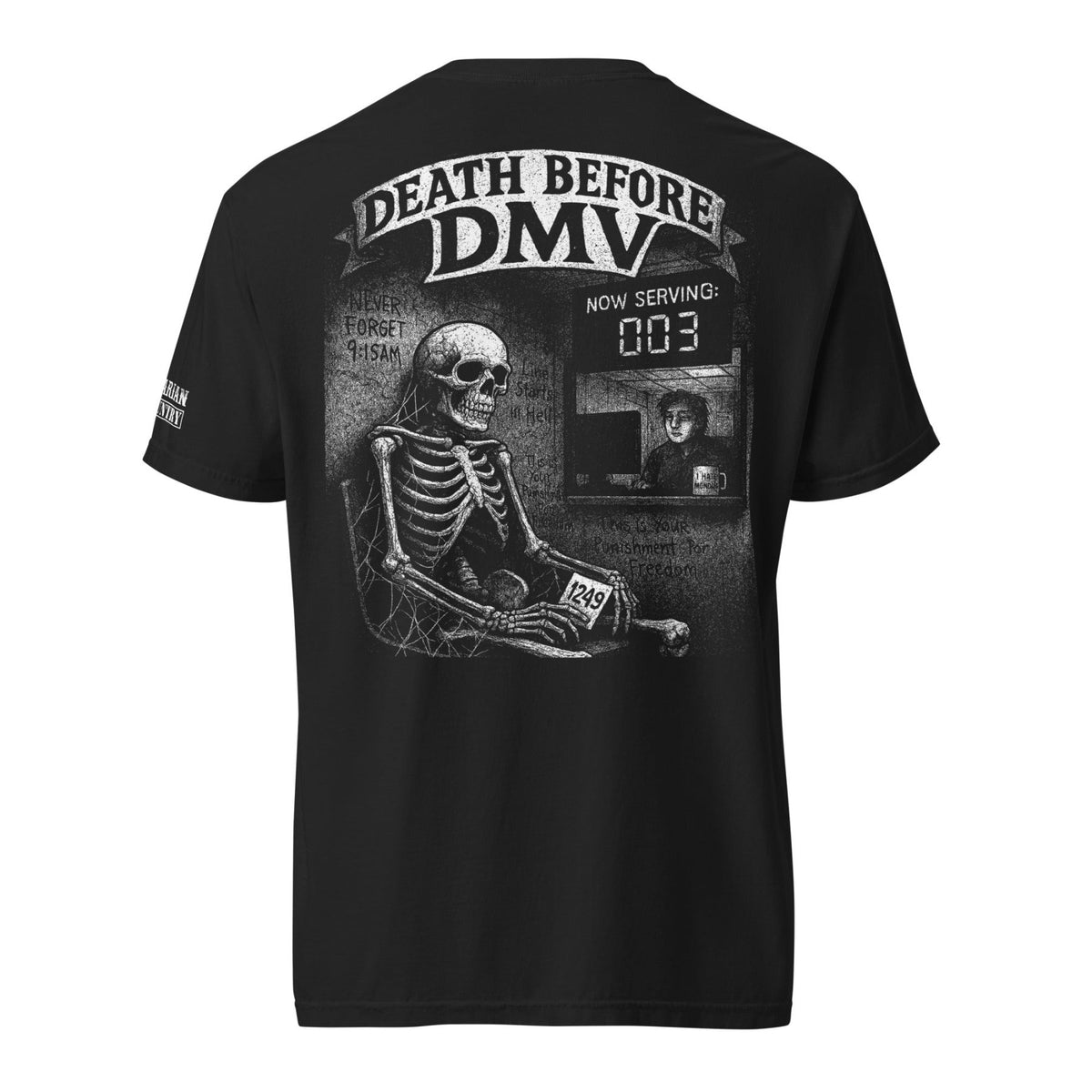 Death Before DMV Shirt | LC Signature – Libertarian Country