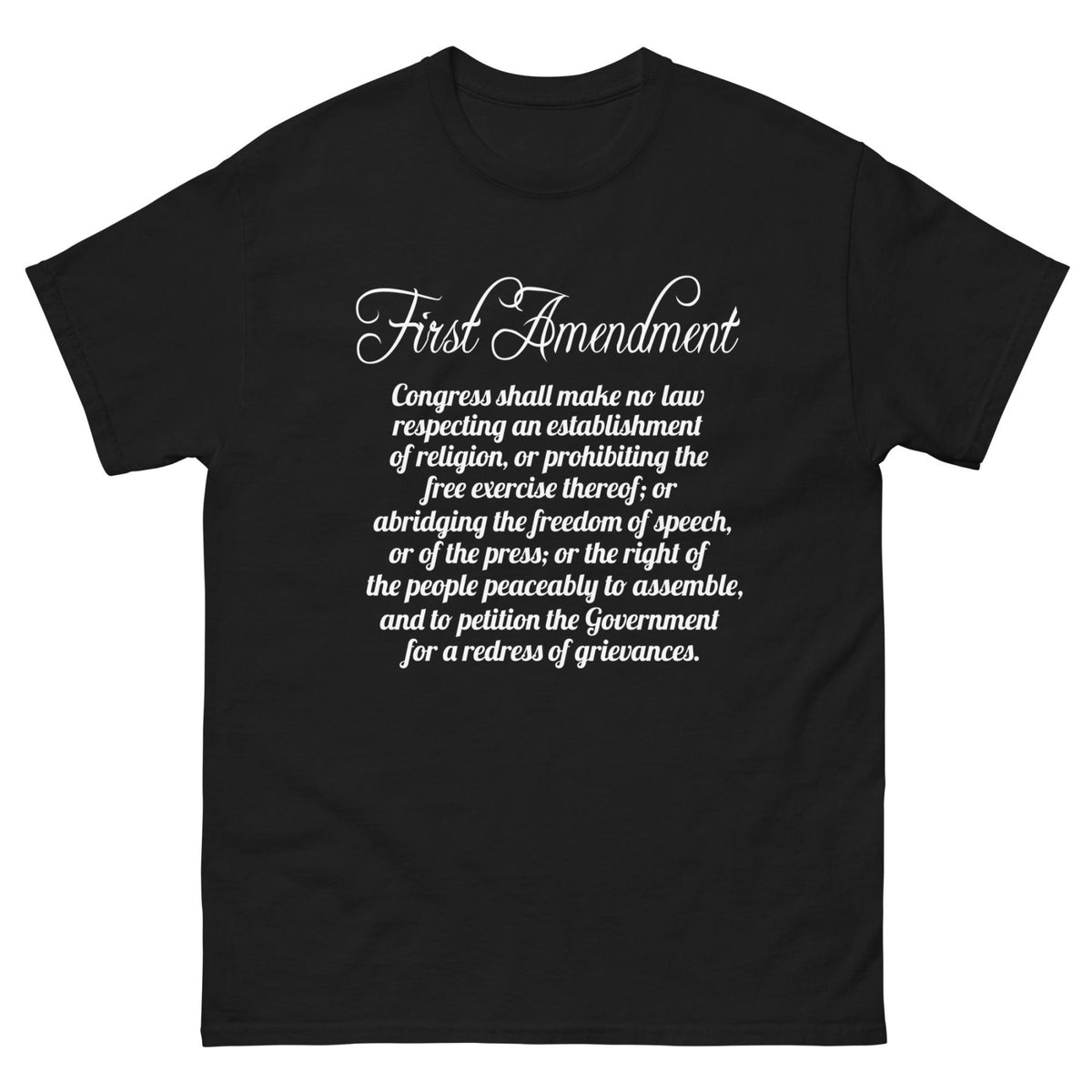 First Amendment Heavy Cotton Shirt – Libertarian Country