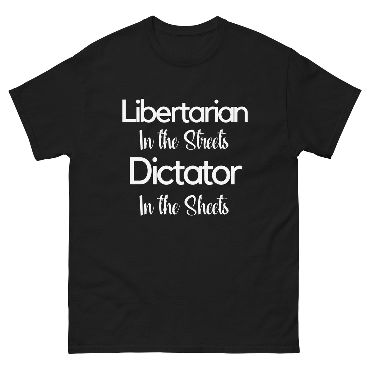 Libertarian in The Streets Heavy Cotton Shirt – Libertarian Country