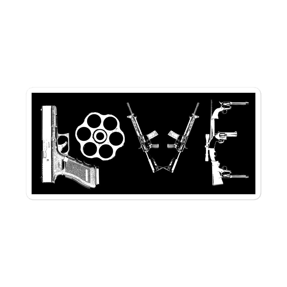 Love Gun Sticker – Libertarian Country