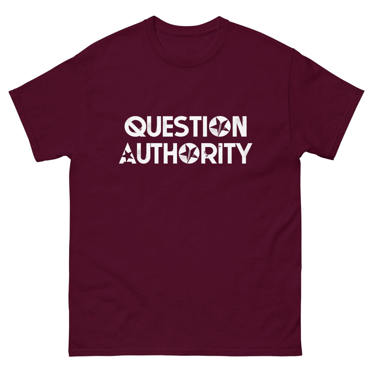 Question Authority Heavy Cotton Shirt – Libertarian Country