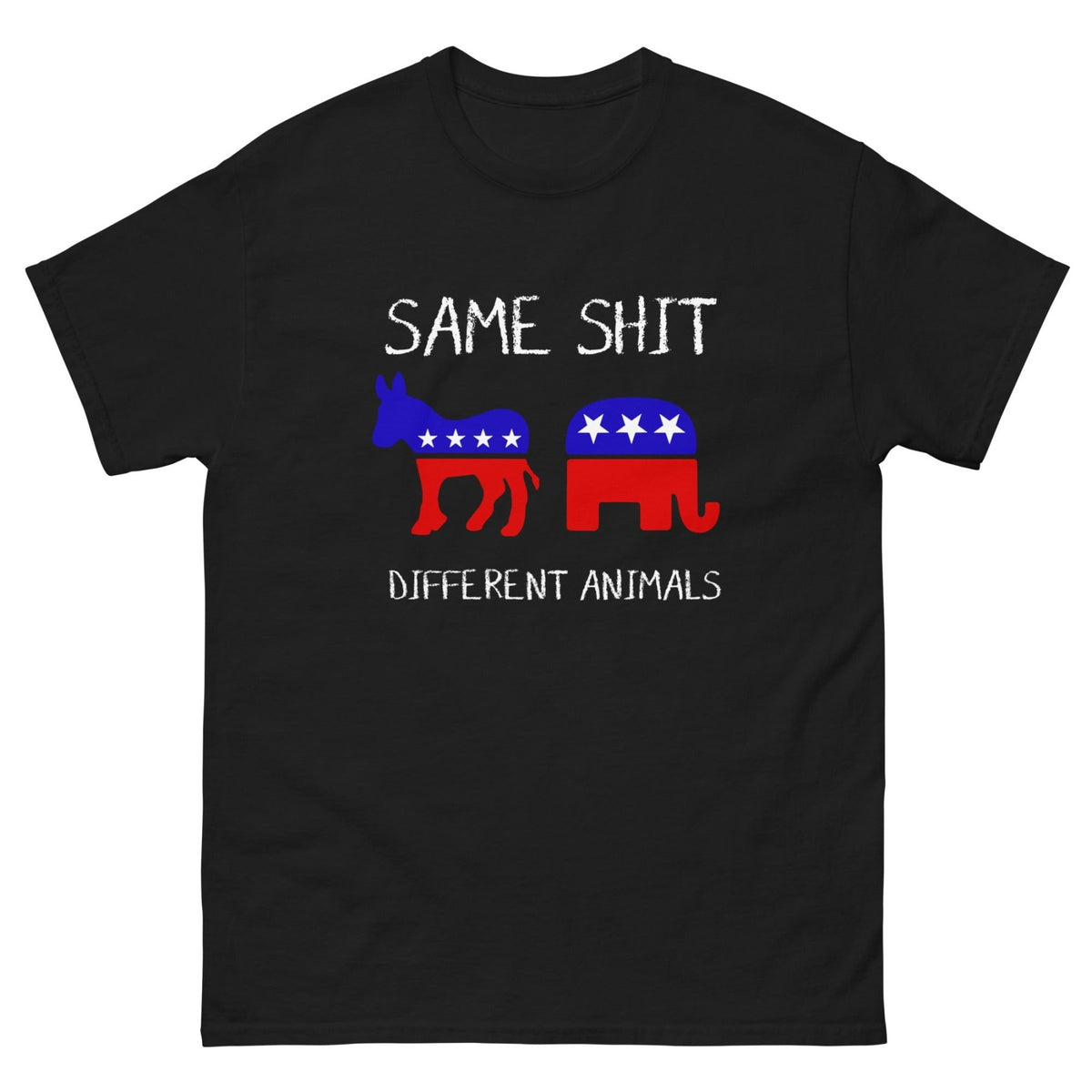 Same Shit Different Animals Heavy Cotton Shirt – Libertarian Country